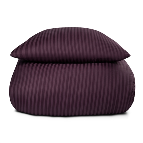 Dobbelt sengetøy • Lilla • 200x200 cm • Bomullssateng